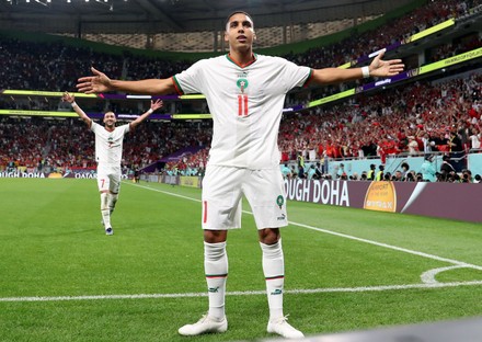 Moroccan Abdelhamid Sabiri Celebrates 10 Goal Editorial Stock Photo ...