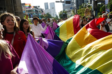 People Lgbt Community Take Part Parade Editorial Stock Photo - Stock Image | Shutterstock