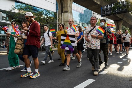 People Lgbt Community Take Part Parade Editorial Stock Photo - Stock Image | Shutterstock