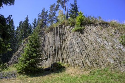 Basalt Rock Rotavske Varhany Glass Mountain Editorial Stock Photo ...