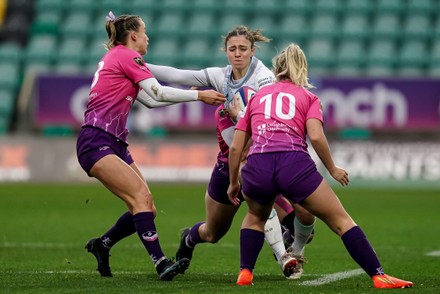 Lauren Torley Harlequins Tackled Editorial Stock Photo - Stock Image ...