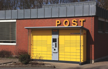 Parcel Station German Post Dhl Germany Editorial Stock Photo - Stock ...