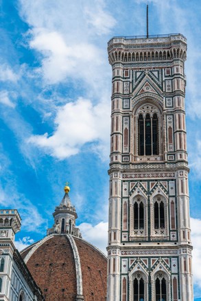 Giottos Bell Tower Florence Cathedral Florence Editorial Stock Photo ...