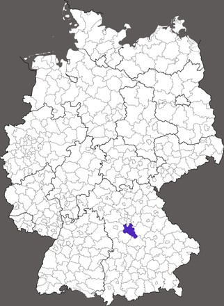 Landkreis Roth Bavaria Location District Within Editorial Stock Photo ...