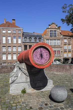 Medieval Red Cannon Dulle Griet Mad Editorial Stock Photo - Stock Image ...