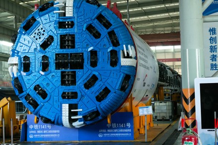 Tunnel Boring Machine Pictured Before Exported Editorial Stock Photo ...