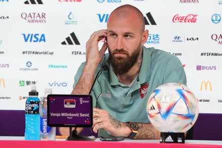 Serbia National Team Goalkeeper Vanja Milinkovicsavic Editorial Stock ...