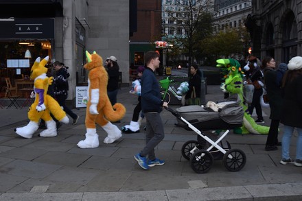 Furries On Streets London Editorial Stock Photo - Stock Image ...