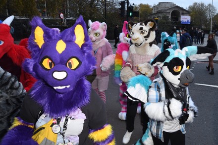 Furries On Streets London Editorial Stock Photo - Stock Image ...