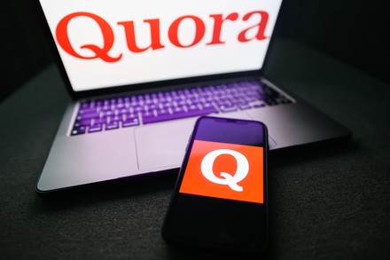 Quora Logo Displayed On Phone Screen Editorial Stock Photo - Stock ...