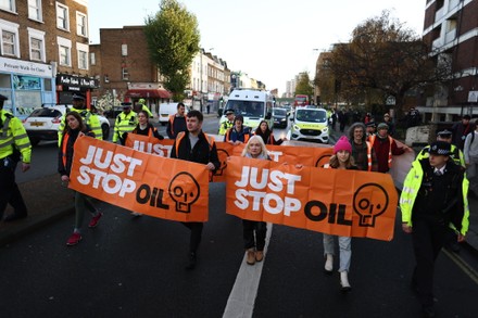 Activists Just Stop Oil Form Rolling Editorial Stock Photo - Stock ...