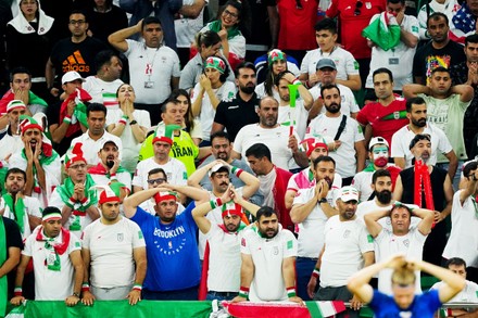 Iran Fans React Late Chance By Editorial Stock Photo - Stock Image ...