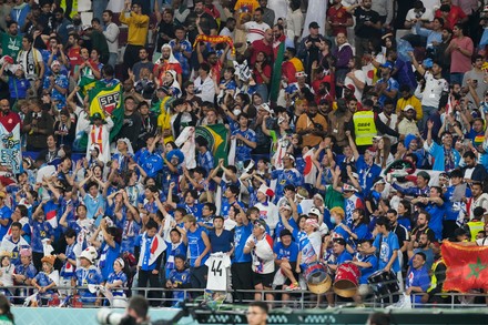 Japan Fans Celebrate Editorial Stock Photo - Stock Image | Shutterstock