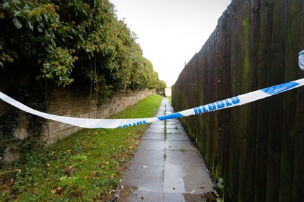 Cordoned Off Area Behind House Where Editorial Stock Photo - Stock ...