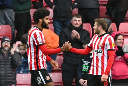 Ellis Simms Sunderland Celebrates Scoring Their Editorial Stock Photo ...