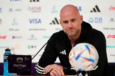 Wales Manager Rob Page Press Conference Editorial Stock Photo - Stock ...