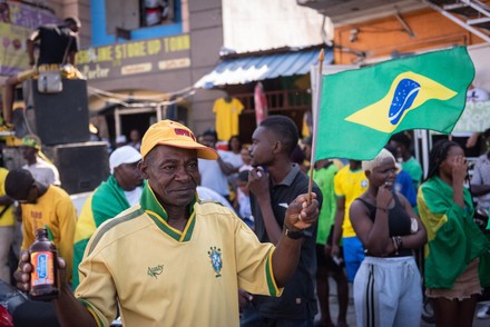Groups Haitian Citizens Celebrate Brazils Victory Editorial Stock Photo ...