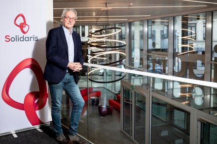 Solidaris Secretary General Jeanpascal Labille Poses Editorial Stock ...