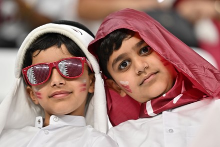 Fans Qatar Cheer Ahead Fifa World Editorial Stock Photo - Stock Image ...
