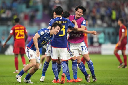 Dani Olmo Spain Maya Yoshida Japan Editorial Stock Photo - Stock Image ...