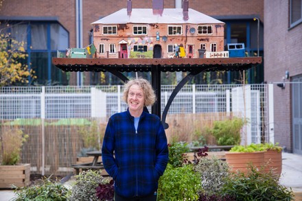 Grayson Perry Unveils New Permanent Public Editorial Stock Photo ...