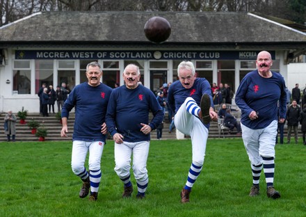 150th anniversary first ever international football match Stock Photos ...