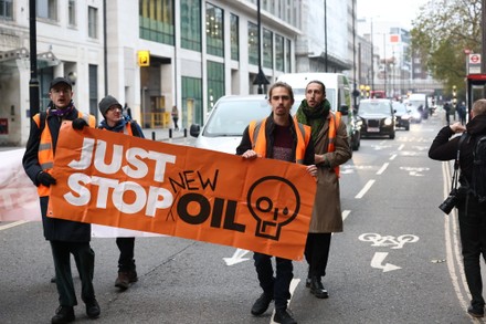 Activists Just Stop Oil Form Rolling Editorial Stock Photo - Stock ...