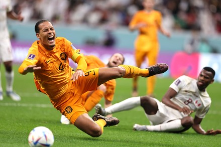 Virgil Van Dijk L Netherlands Falls Editorial Stock Photo - Stock Image ...