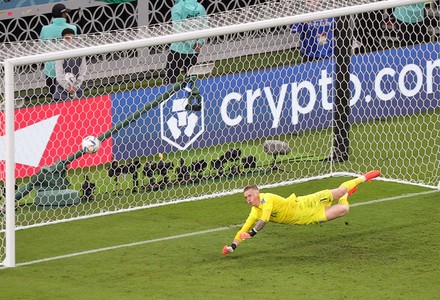 Jordan Pickford Goalkeeper England Makes Save Editorial Stock Photo ...