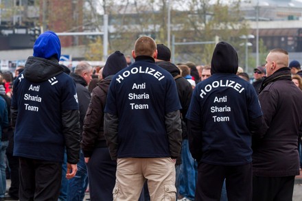 Demonstration Hooligans Rightwing Groups Under Slogan Editorial Stock ...