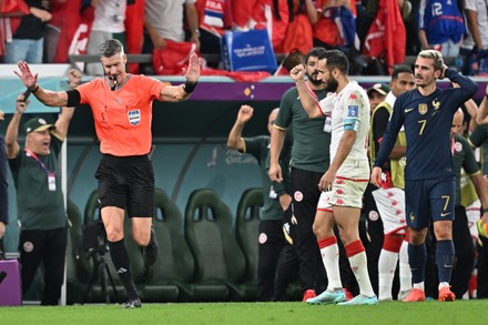 Referee Matthew Conger L Gestures His Editorial Stock Photo - Stock ...