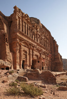 Palace Tomb Pilasters Engaged Columns Petra Editorial Stock Photo ...