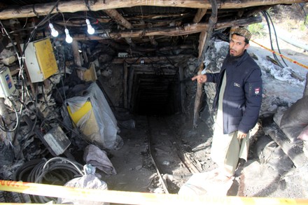 Laborer Stands Outside Coal Mine Day Editorial Stock Photo - Stock ...