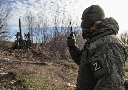 Forces Selfproclaimed Donetsk Peoples Republic Fire Editorial Stock ...