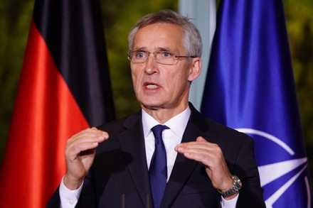 Nato Secretary General Jens Stoltenberg Gestures Editorial Stock Photo - Stock Image | Shutterstock