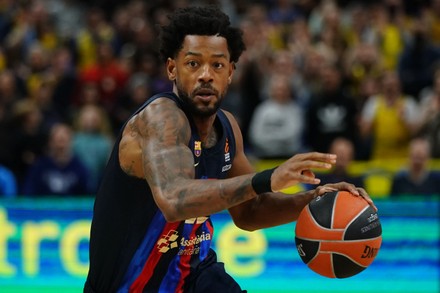 Barcelonas Cory Higgins Action During Euroleague Editorial Stock Photo ...