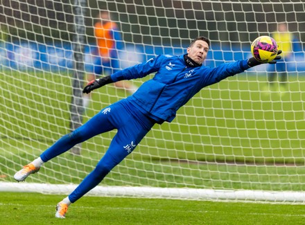Rangers Goalkeeper Jon Mclaughlin Editorial Stock Photo - Stock Image ...