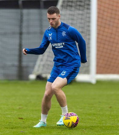 Rangers Defender Leon King Editorial Stock Photo - Stock Image ...