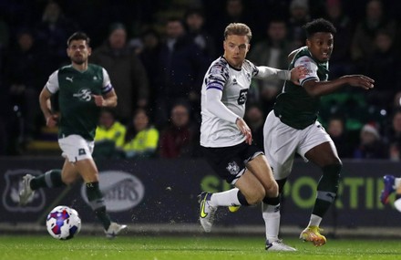 Niall Ennis Plymouth Argyle Battles Ball Editorial Stock Photo - Stock ...