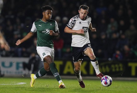 Niall Ennis Plymouth Argyle Battles Ball Editorial Stock Photo - Stock ...