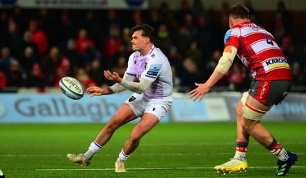 George Furbank Northampton Saints Offloads During Editorial Stock Photo ...