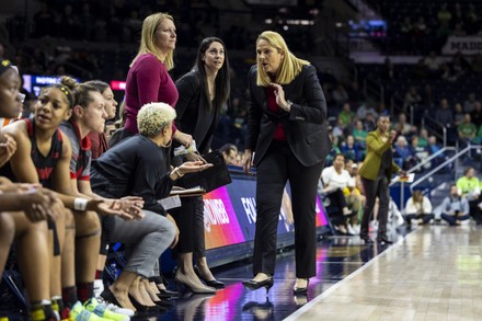 Maryland Head Coach Brenda Frese Discusses Editorial Stock Photo ...