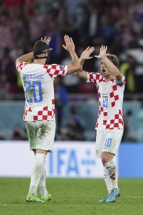 Luka Modric R Josko Gvardiol Croatia Editorial Stock Photo - Stock ...