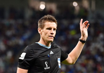 German Referee Daniel Siebert Gestures During Editorial Stock Photo ...