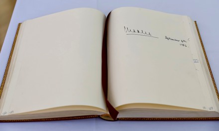 Thenprince Charles Signature Now Britains King Editorial Stock Photo ...