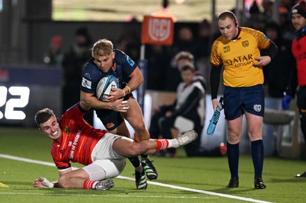 Munsters Shane Daly Trips Edinburghs Jaco Editorial Stock Photo - Stock ...