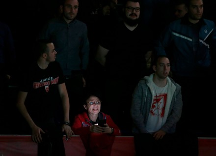 Serbian Fans Watch Fifa World Cup Editorial Stock Photo - Stock Image ...
