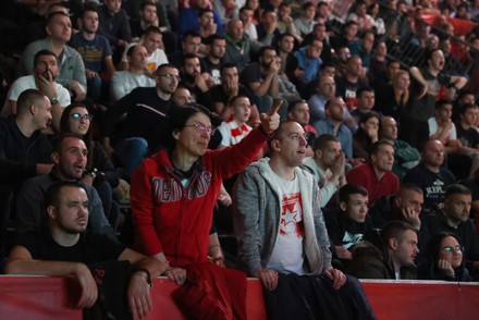 Serbian Fans Watch Fifa World Cup Editorial Stock Photo - Stock Image ...