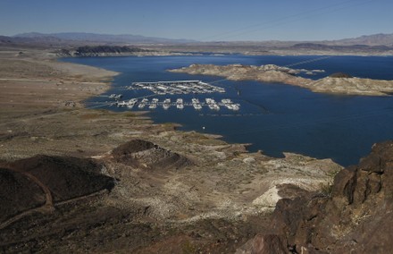 Declining Water Levels Due Climate Change Editorial Stock Photo - Stock ...