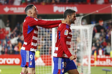 Myrto Uzuni Granada Cf Scores First Editorial Stock Photo - Stock Image ...